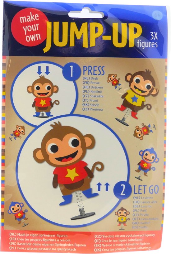 Maak Je Eigen Springveer Knutselset Aapje | bol