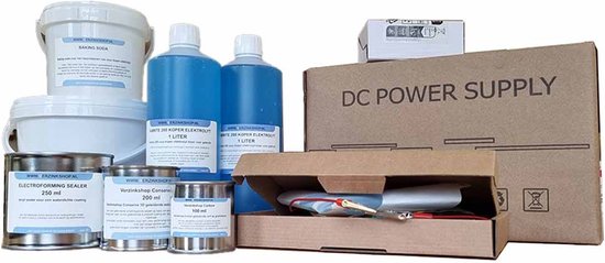Koper Electroforming Kit Organisch Materiaal - 2 liter , zonder voeding ...