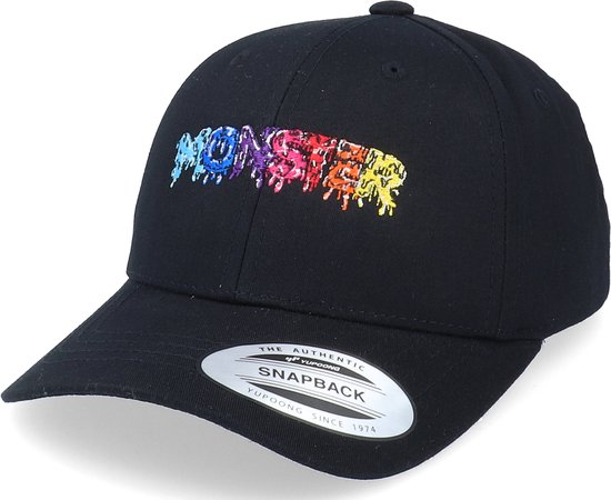 Hatstore- Kids Monster Logo Black Adjustable - Kiddo Cap Cap | bol
