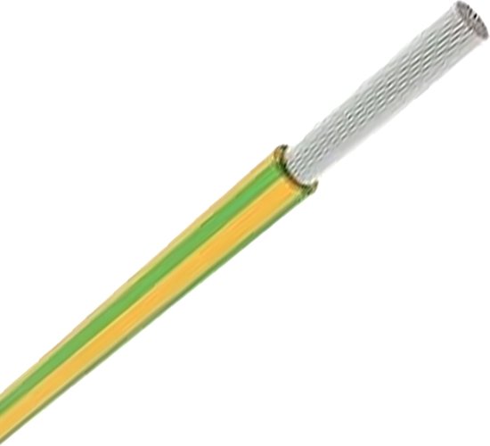 VOBst draad (H07V2-K) 6mm2 vertind Eca groen/geel - per meter | bol