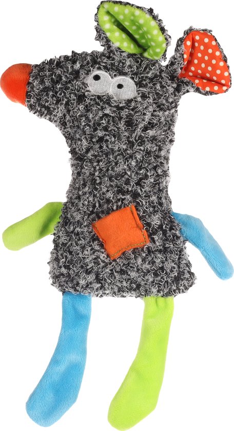 Flamingo Mouzo muis Grijs 18x31x6,5 cm | bol