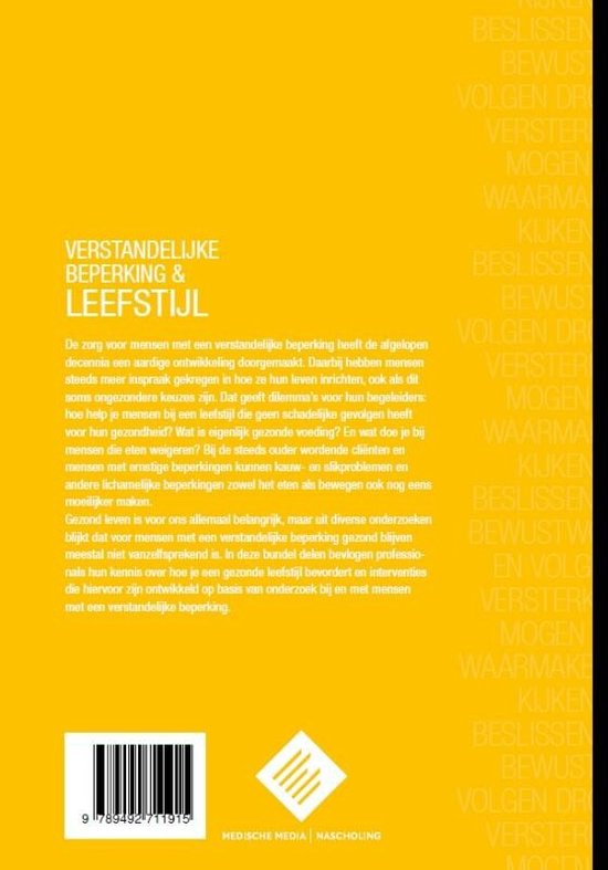Verstandelijke beperking & Leefstijl | 9789492711915 | Tjitske Gijzen | Boeken | bol.com