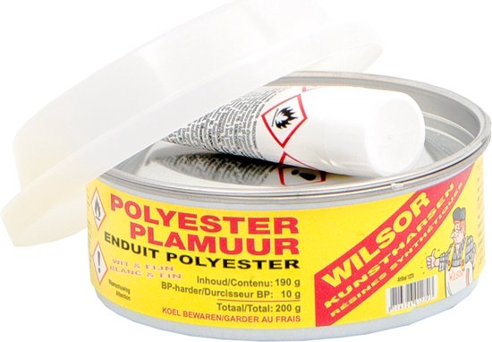 Polyester Plamuur wit (incl. verharder) 200g | bol.com