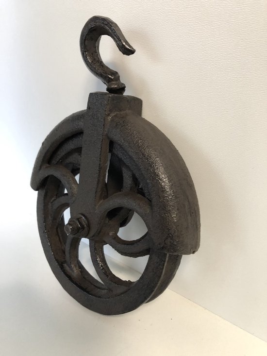 Gietijzeren Pully wheel, katrol, metalen loopwiel - katrol, hanger ...