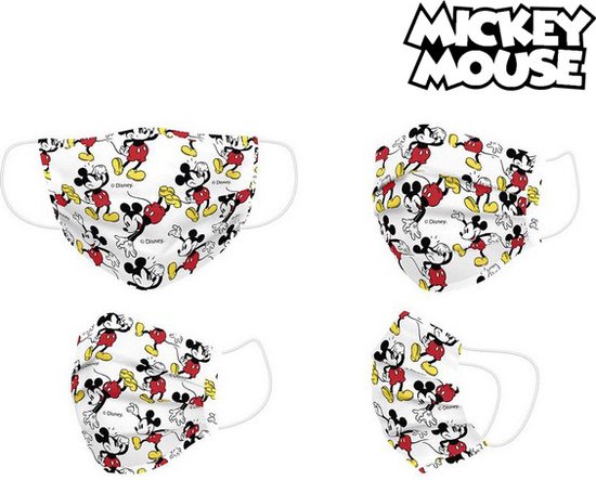 Hygiënisch masker Mickey Mouse + 11 Jaar Wit | bol.com