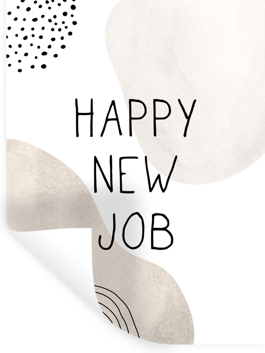 Muurstickers - Sticker Folie - Spreuken - Quotes - Happy new job ...
