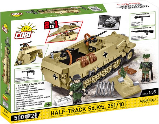 COBI Halve-spoor Sd.Kfz. 251/10 - COBI-3130 | bol