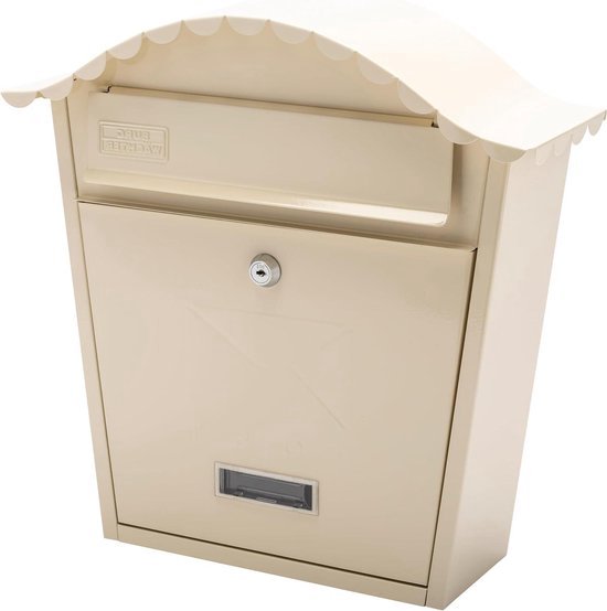 Classic Wall Mounted Galvanized Steel Lockable Weatherproof Mailbox ...