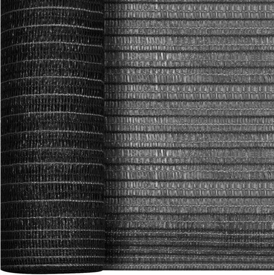 vidaXL Privacynet HDPE - 1,5x50m - Antracietkleurig Privacy Screen ...
