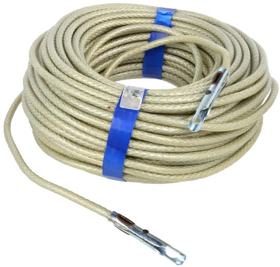 GEKO TIR-kabel - 6mm staal - 36m lengte - PVC-coating | bol