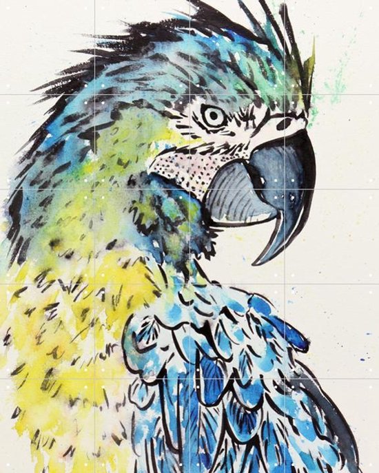 IXXI Fruit Break, Goed Blauw - 60 x 80 cm - Gratis ophangtool - Grote ...