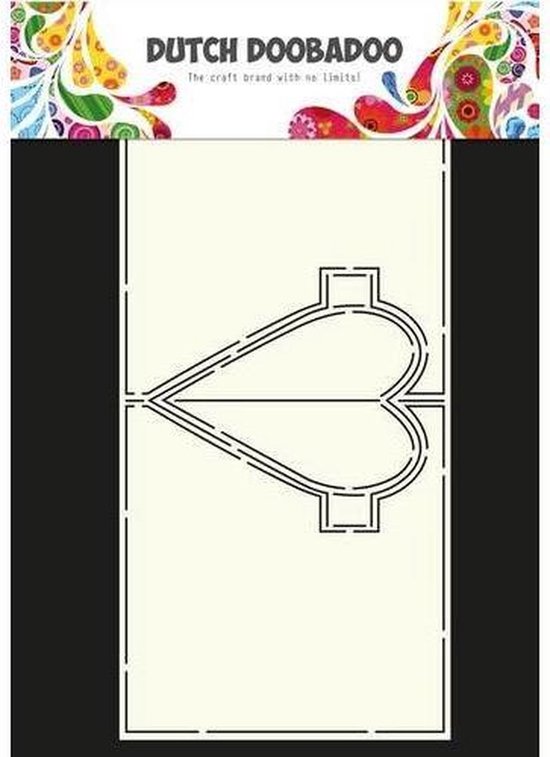 Dutch Doobadoo - Dutch Card Art - Hart Pop Up A4 | bol
