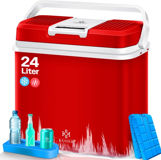 KESSER® Thermo-Elektrische Koelbox 24L Koelt & Verwarmt - Koelbox elektrisch 12V en... | bol