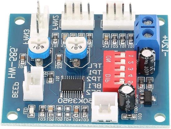 Standalone Fan Controller 12V 4-draads Thermostaat Speed Controller ...