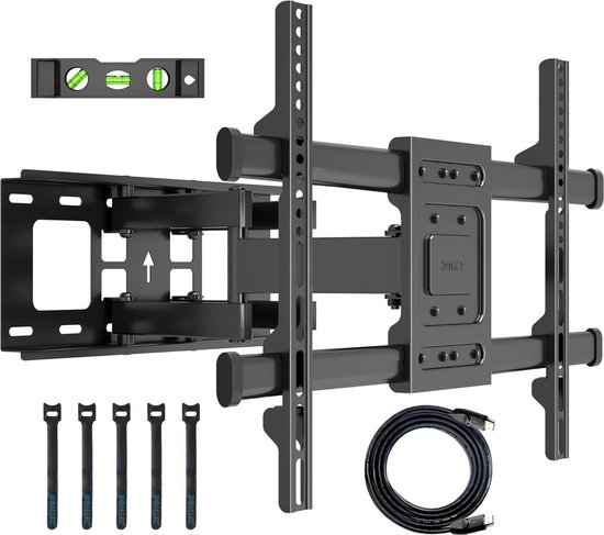 Muurbeugel 32-84 Inch TV LED LCD Platte Gebogen Schermen Draaibaar ...