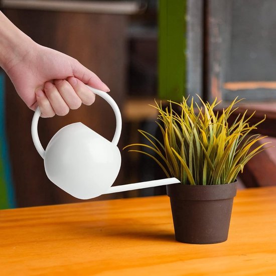 400 ml Witte Gieter Kleine Binnenplanten, Mini Gieter Metalen Lange ...