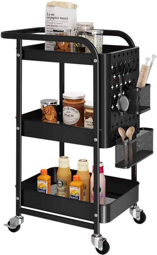 Inovra ® Mobiele Opbergwagen met Multifunctionele Opbergmogelijkheden ...