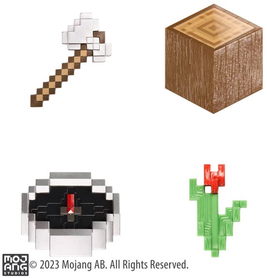 Noble Collection Minecraft Loot Chest Forest 10 cm Replica: down-scaled ...