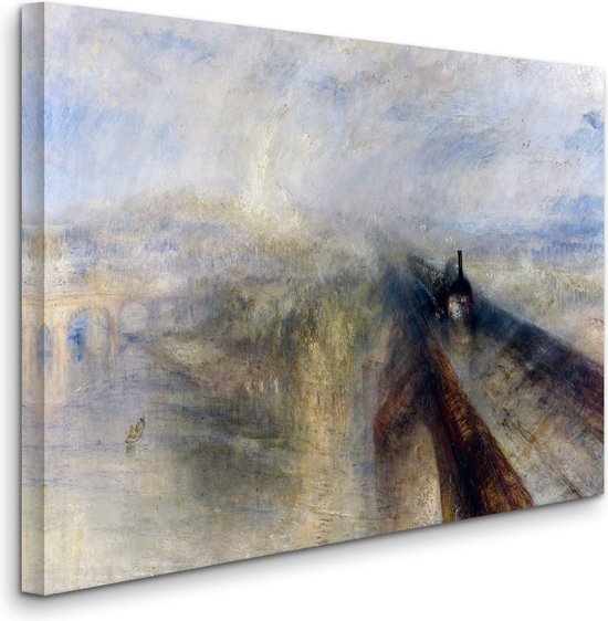 Joseph Mallord William Turner - Rain, Steam & Speed - Regen, stoom en ...