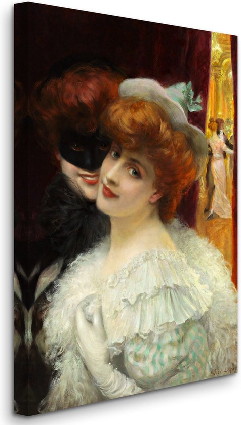 Albert Lynch - Le Bal Masqué, Het gemaskerde bal (19e eeuw) - 3:2 | bol
