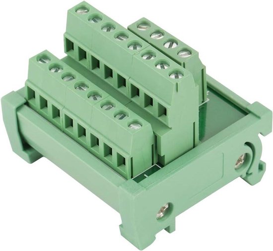 Modulo scheda 2 in 8 out Breakout Board Guida DIN e montaggio a ...