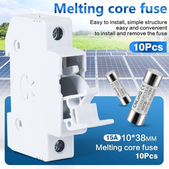 Fuses 10pcs Solar DC1000V PV Fuse GPV Type Fuse Link HSPV-30 10x38mm ...