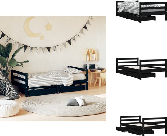 vidaXL Kinderbedframe - Kinderbedframes - Kinderbed - Peuterbed ...