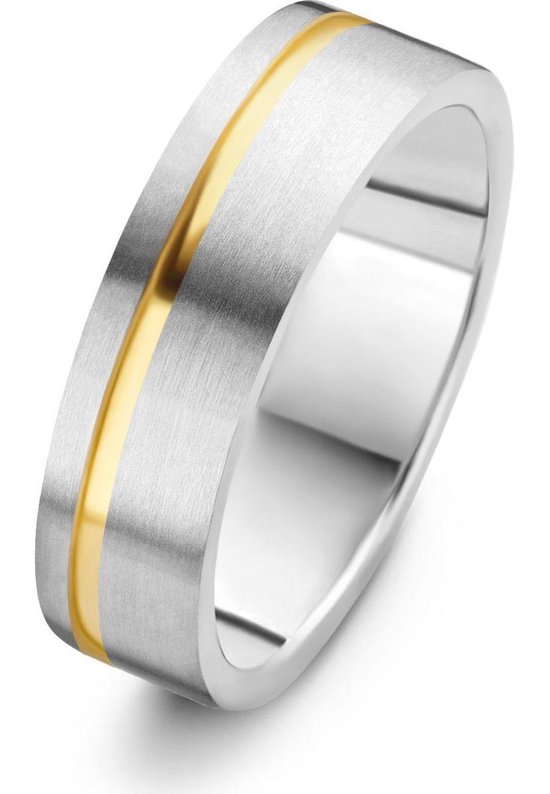Danish Design - Ring - Dames - IJ135R2-61 - Stege - Titanium - 61 | bol