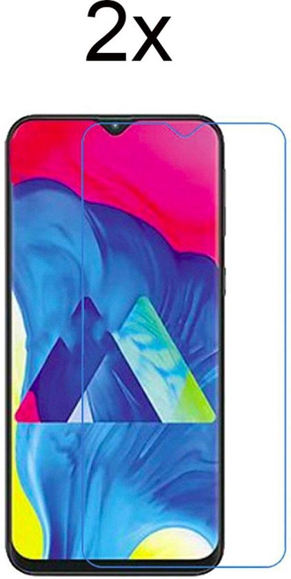 Tempered Glass Screenprotector 2 Stuks - Samsung Galaxy M10 - van Bixb ...