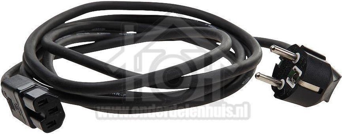 Easyfiks Snoer CEE Apparaatsnoer 3x1,0mm2 Lengte 3 meter Zwart met ...