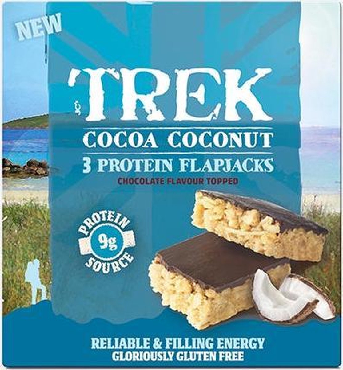 Trek Trek Proteine Flapjacks - Energiereep - 3 repen | bol