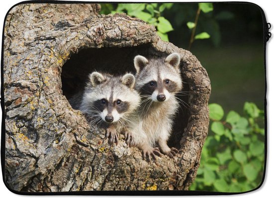 Laptophoes 14 inch - Wasbeer - Baby - Boom - Laptop sleeve | bol.com