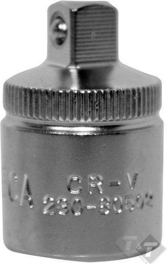 Verloop, Dop verloop, 3/8 duims naar 1/4 duims | bol