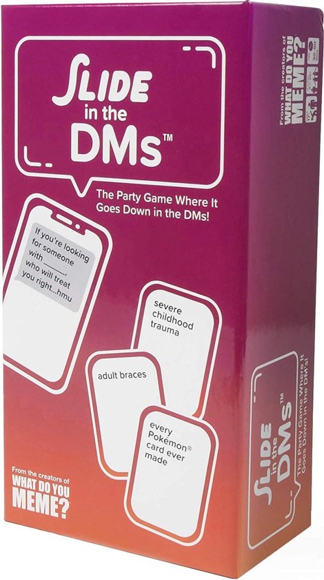 Slide in the DMs Party Game | Games | bol