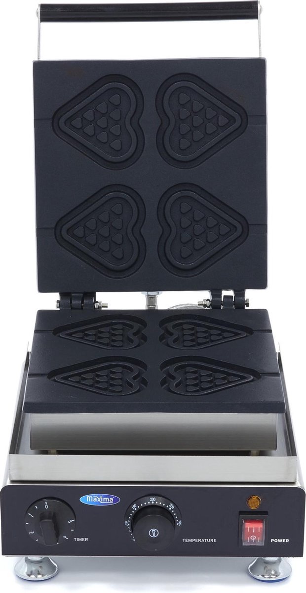 Wafelijzer - 4 Stuks - Lolly Hartjes Wafel | bol