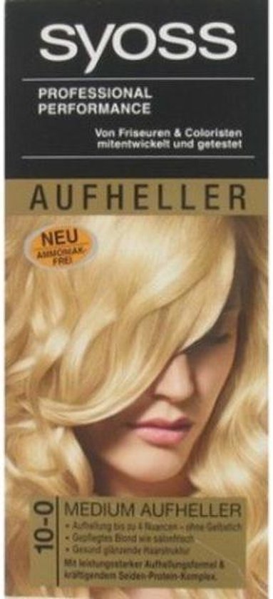 Syoss Haarverf nr. 10-0 Medium Lightener , 1 set haarverf - 1 stuks | bol