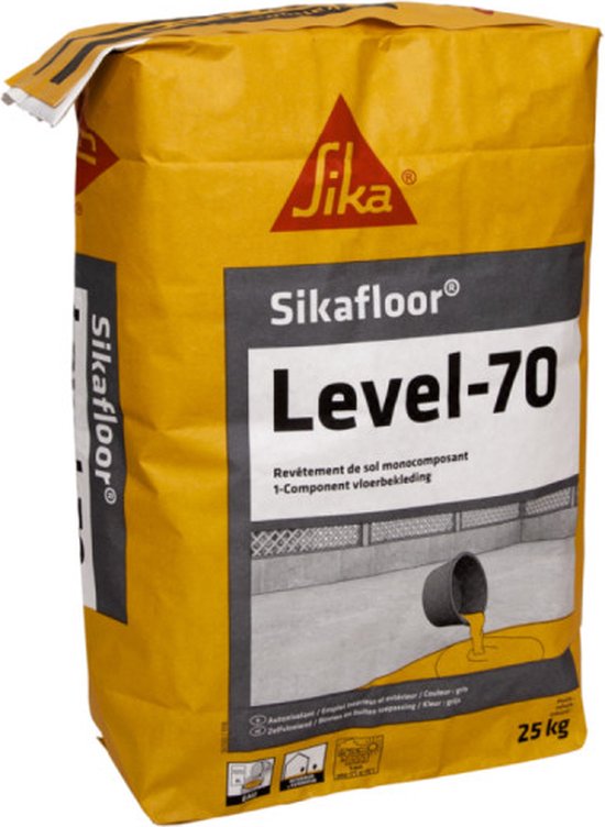 SIKA vloerbedekking Sikafloor Level-70 - 25 kg - Grijs | bol