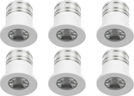 LED Veranda Spot Verlichting 6 Pack - Velvalux - 3W - Natuurlijk Wit ...
