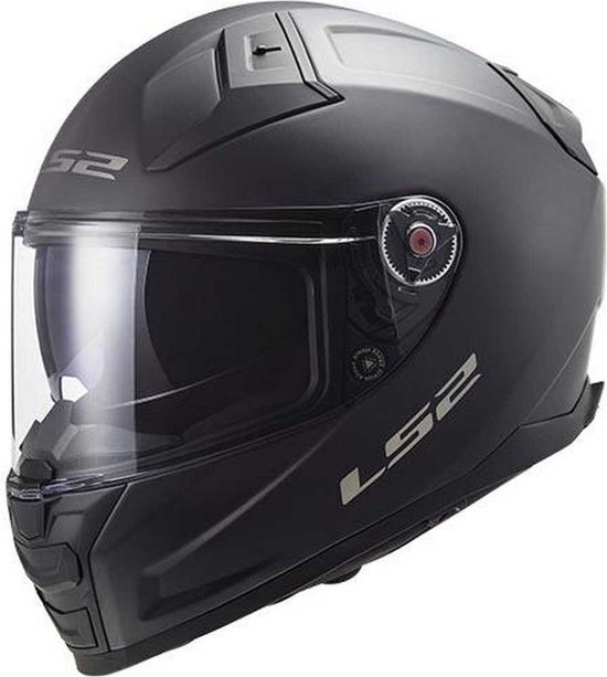 LS2 Ff811 Vector II Solid Mat Zwart Integraalhelm - Maat M - Helm | bol
