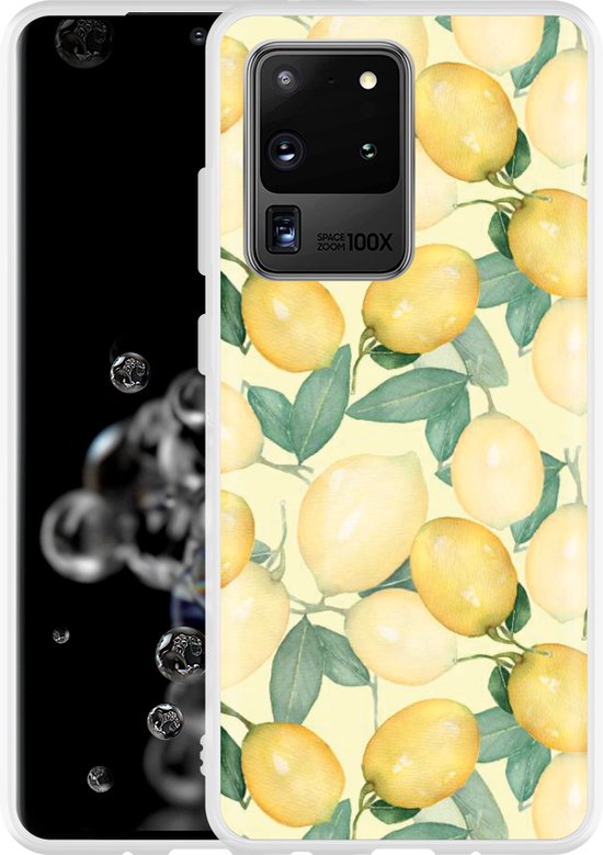 Samsung Galaxy S20 Ultra Hoesje Lemons - Designed by Cazy | bol
