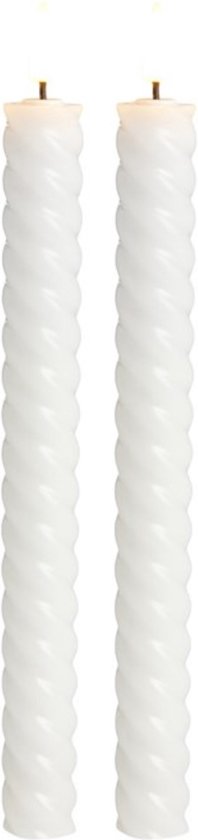 DAY Twister led kaarsen - Set van 2 - Warm licht | bol