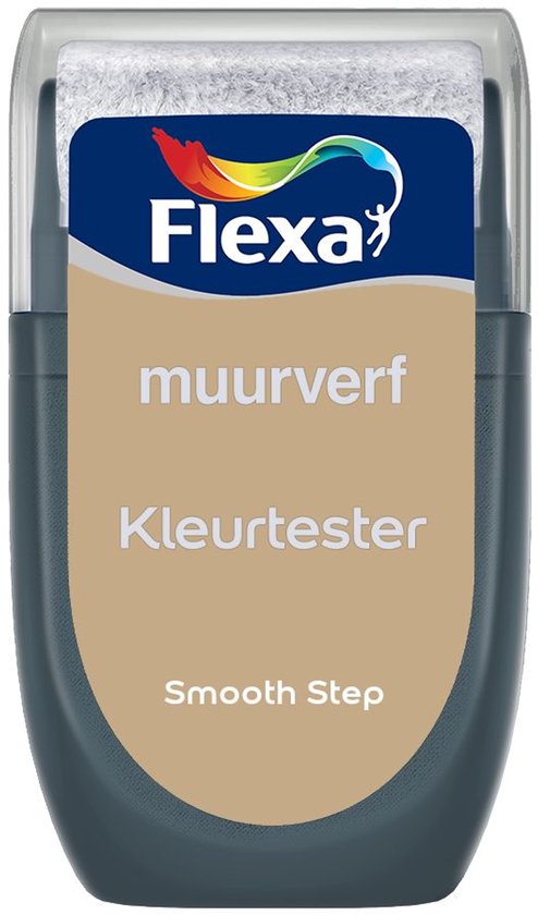 Flexa - Flexa - Kleurtester Muurverf - Smooth Step - 30Ml | bol