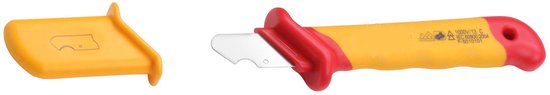VDE Line Injectie-Geïsoleerd Kabelmes met Semicirkel-Lemmet 28×155 mm | bol