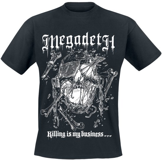 Megadeth Riddick Heren T-shirt - zwart - 3XL | bol