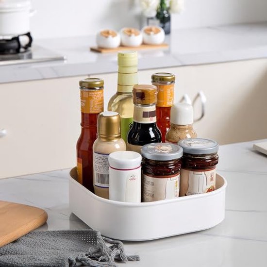 9 inch rechthoekige Lazy Susan draaitafel kast organizer voor ...