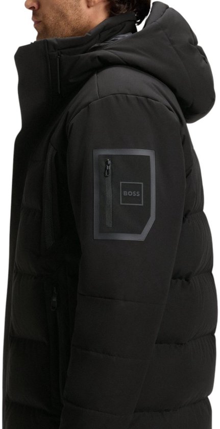 Boss Heren Jas Zwart 50547262/001 OW_Block-X Parka | bol
