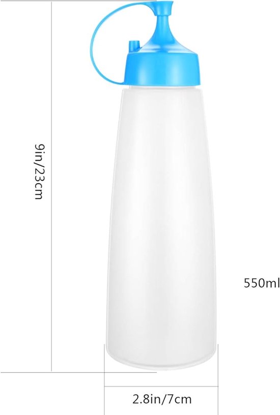 Knijpfles voor Ahornsiroop - Kunststof - 500 ml | bol