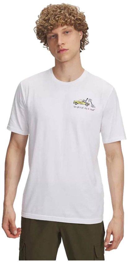 Under Armour 60/40s Body Shop T-shirt Met Korte Mouwen Wit XL / Regular ...