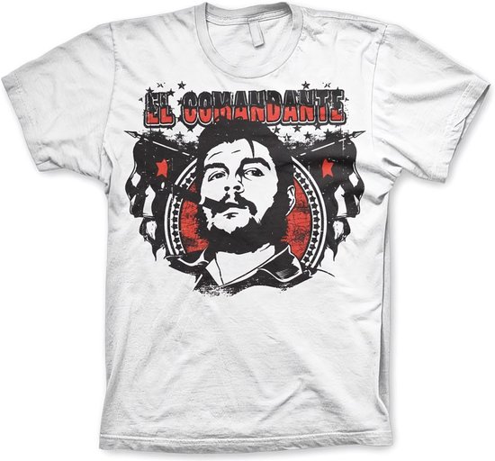 Hybris Che Cigar El Comandante T-Shirt White-S | bol