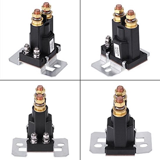 High Current Starter Relay, 500A DC 12V SPST Car Start Contactor for ...